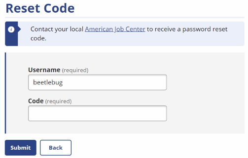 Job Seeker Account Login