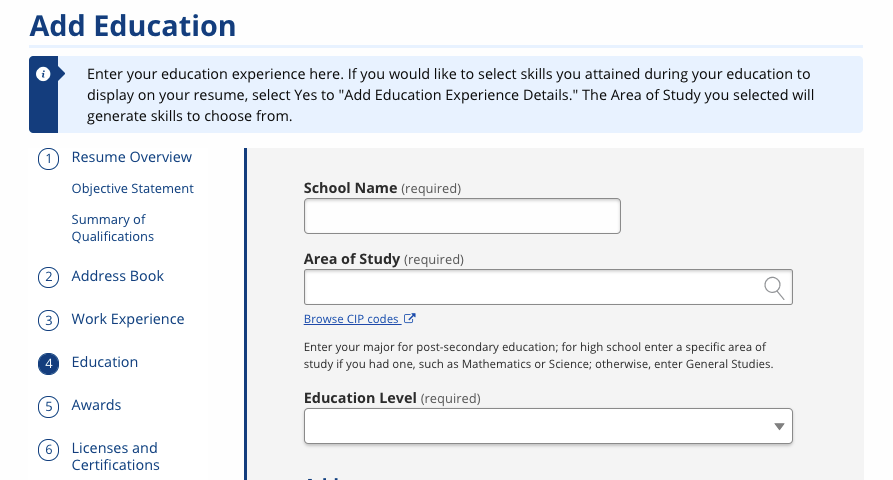 Education Experience